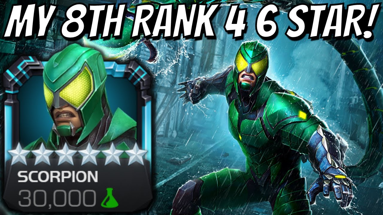 6 Star Rank 4 SCORPION Gameplay - 53+ ENDGAME BOSSES!! MAXIMUM SHOWCASE ...