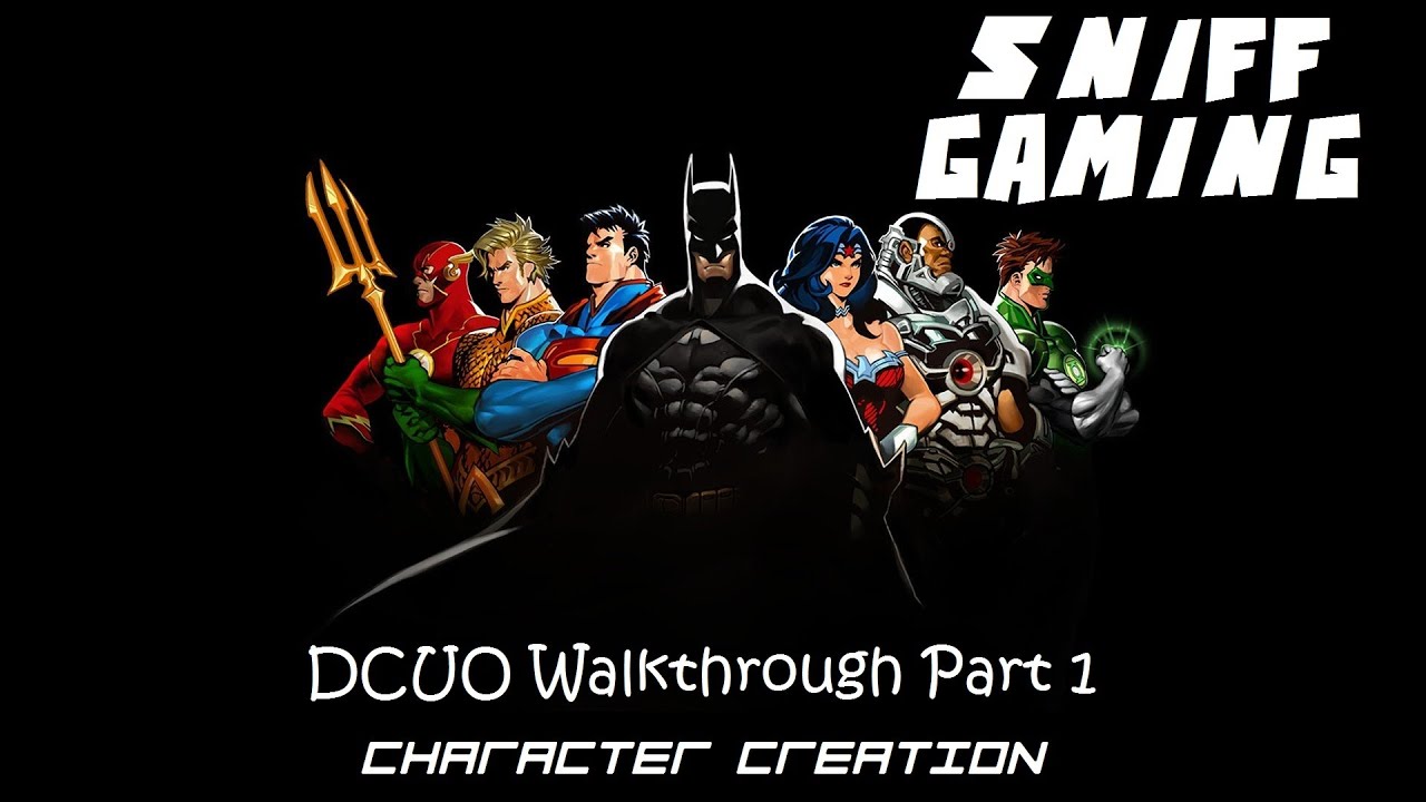 DC Universe Online Walkthrough Part 1 ~ Character Creation - YouTube