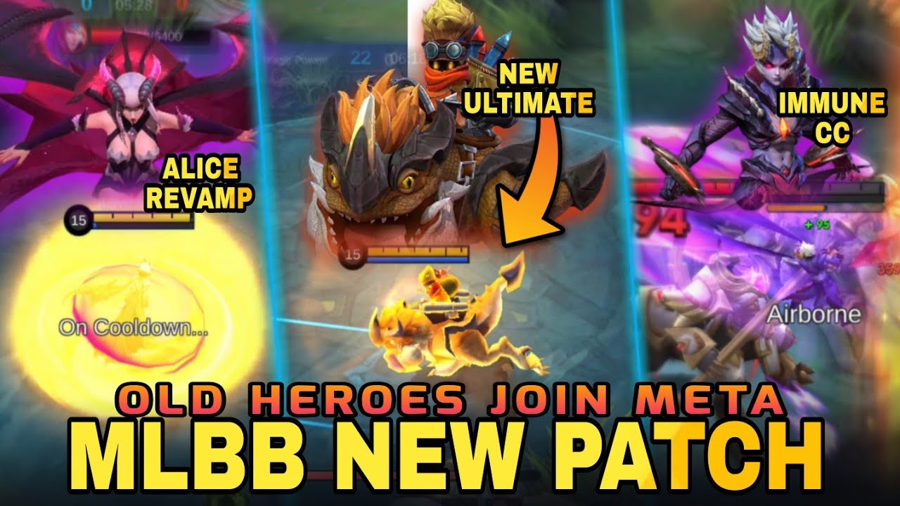 MLBB OLD HERO META? BARATS REVAMP | ALICE REVAMP & MORE - Mobile ...
