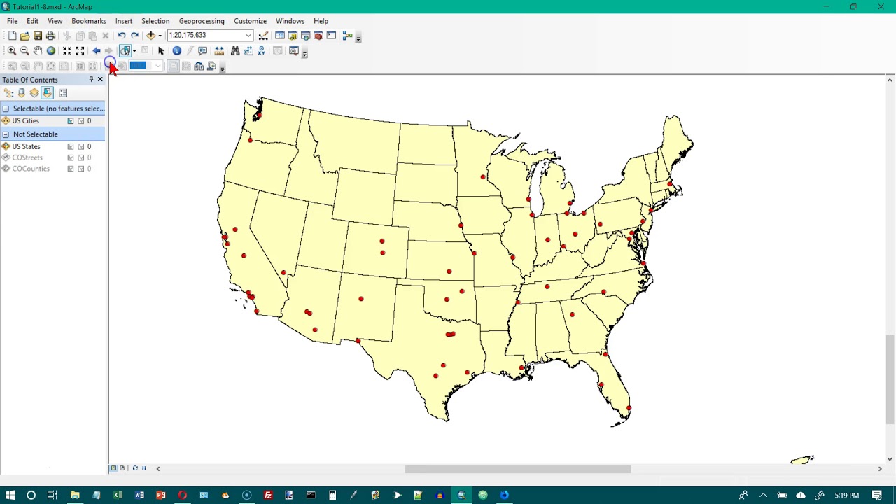 ArcMap GIS Tutorial 01-08 - YouTube