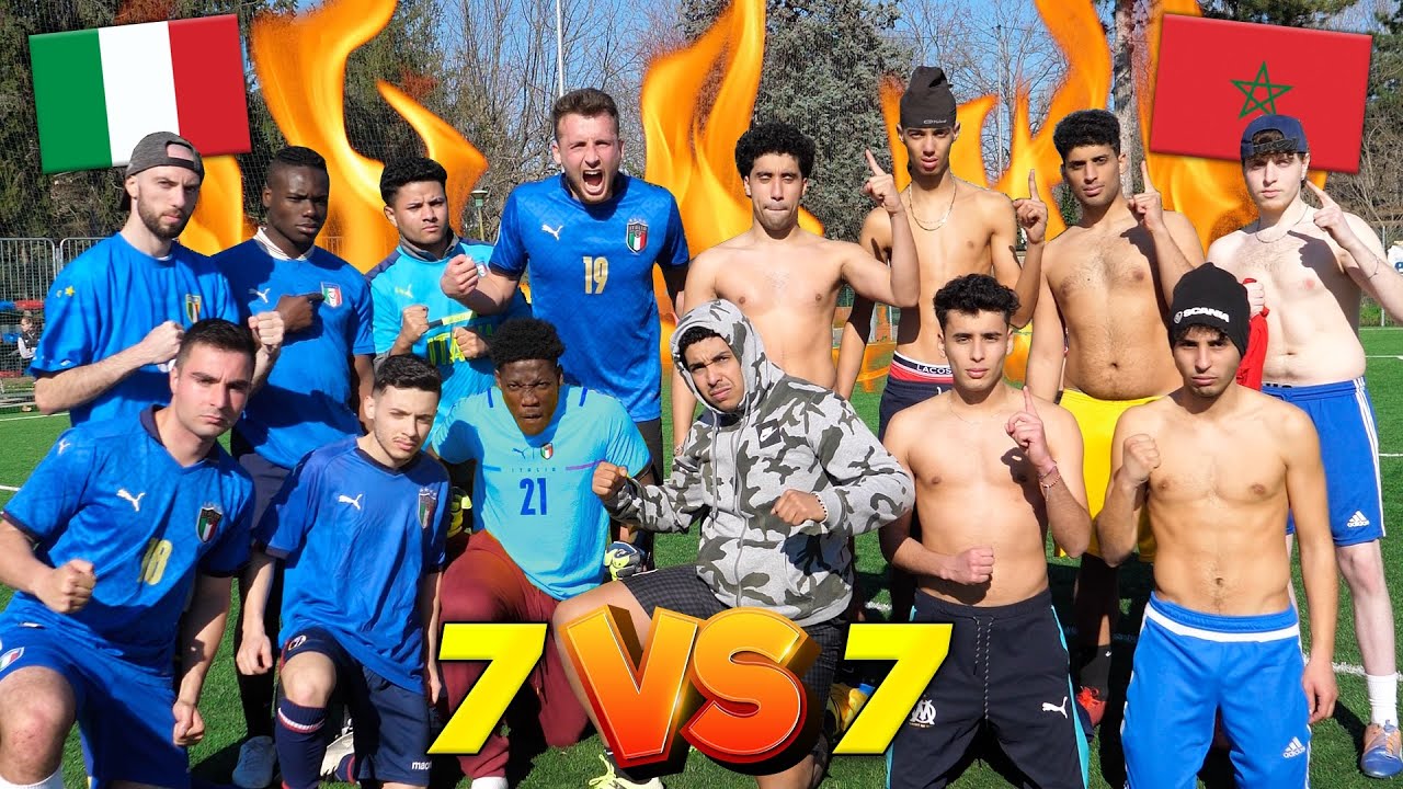 ITALIANI vs MARANZA - 7 VS 7 FOOTBALL CHALLENGE!! ⚽ - YouTube