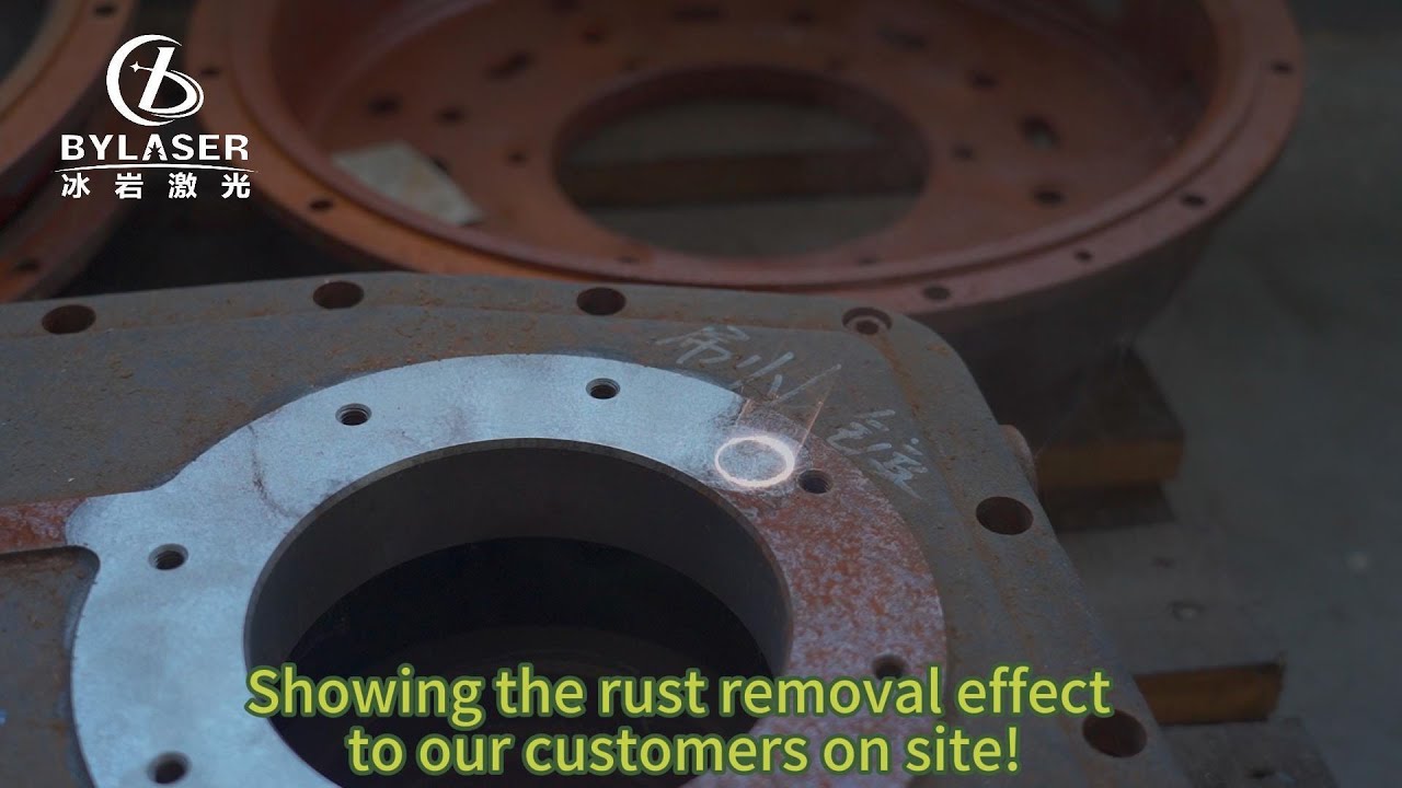 Showing the rust removal effect to our customers on site!#video # ...