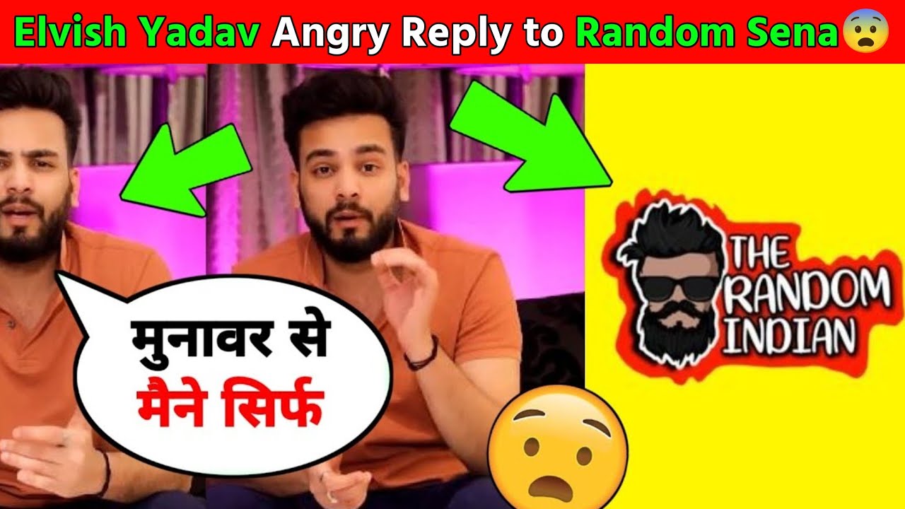 Elvish Yadav Angry Reply to Random Sena | Elvish Yadav VS Random Sena ...
