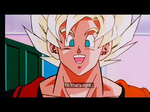 chichi gets upset after Gohan became a delinquent (super saiyan) (Japanese)