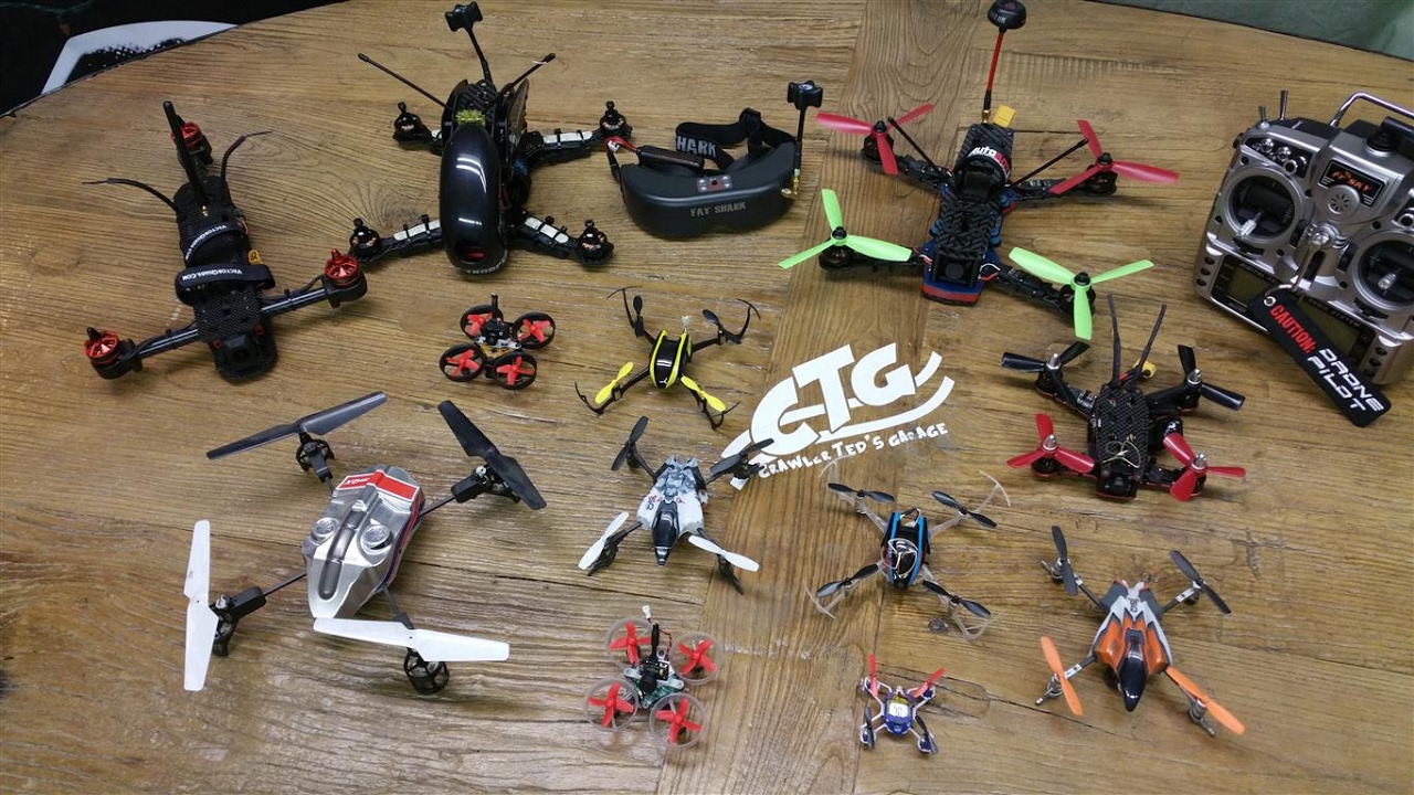 Crawler Teds Garage - Racing Quads / Drones / Tricopter - YouTube