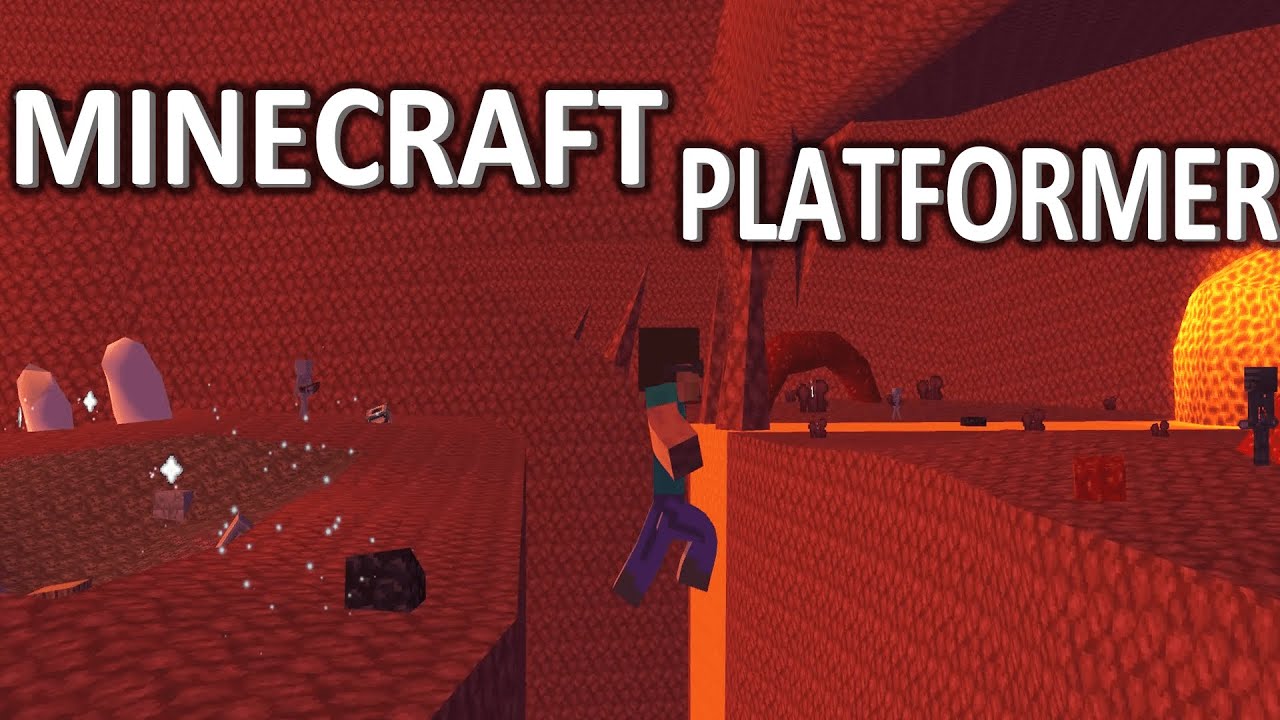 We are at the Nether we Must make The Jump | Minecraft Platformer ...