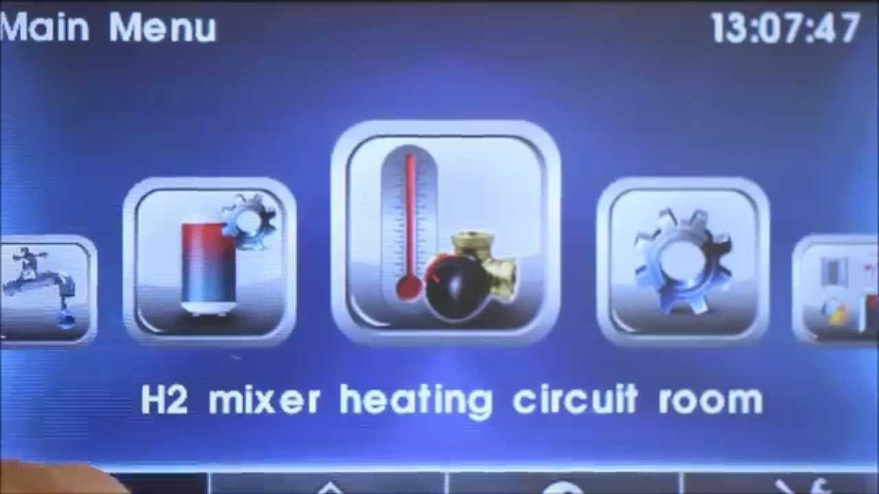 ecoTRONIC Controller ground and air Heat Pumps - YouTube