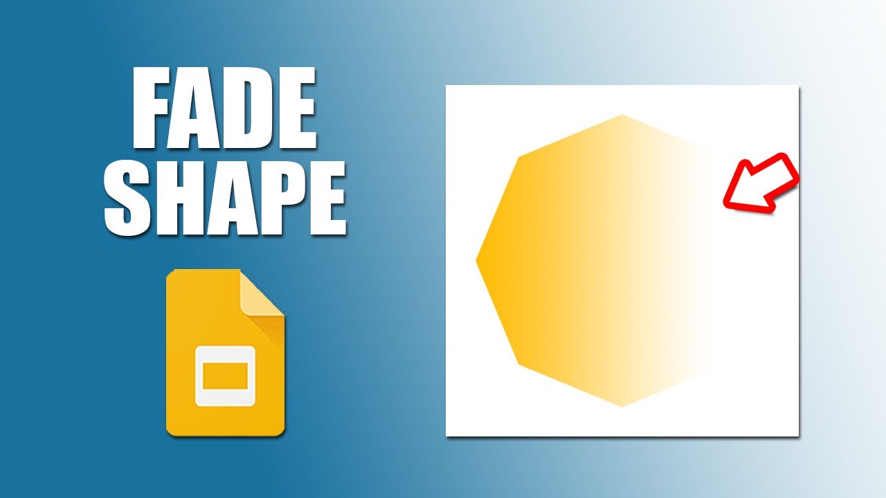 How to fade a shape in google slides - YouTube