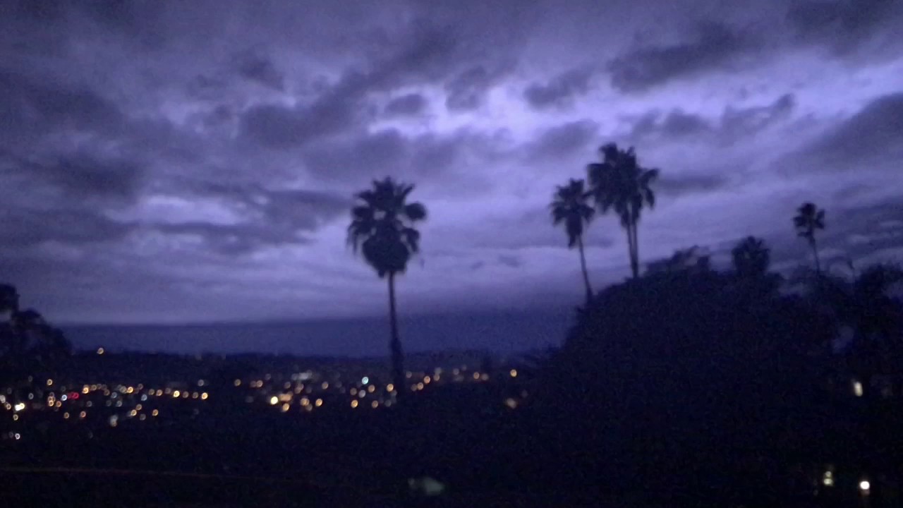 Wonderful lightning show over Santa Barbara by Austin Herschel - YouTube