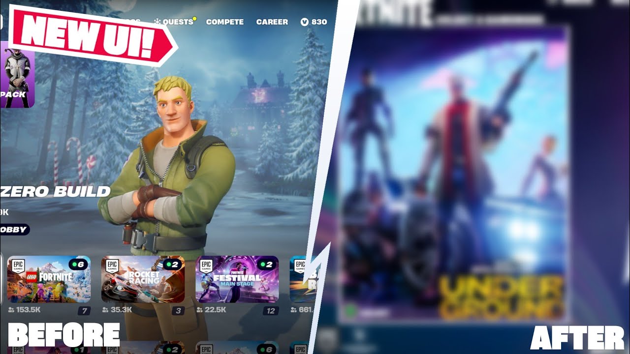 REMAKING The Fortnite UI | SELECTION SCREEN... - YouTube