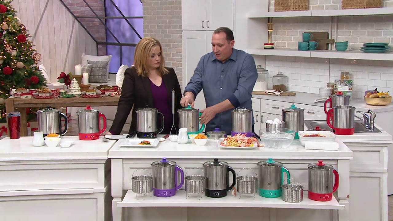 Yes Chef! 2-Liter Rapid Boil Digital Multi-Pot on QVC - YouTube