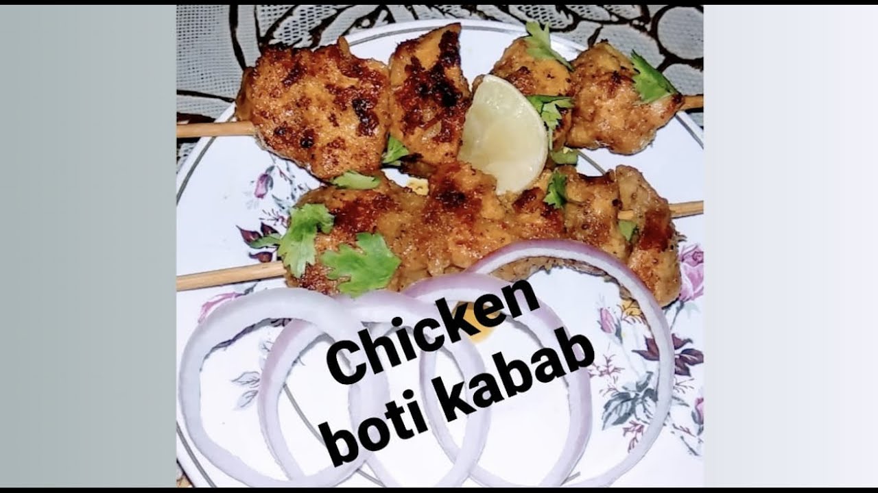 Chicken boti kabab | Non-Veg starter | Ramadan special - YouTube