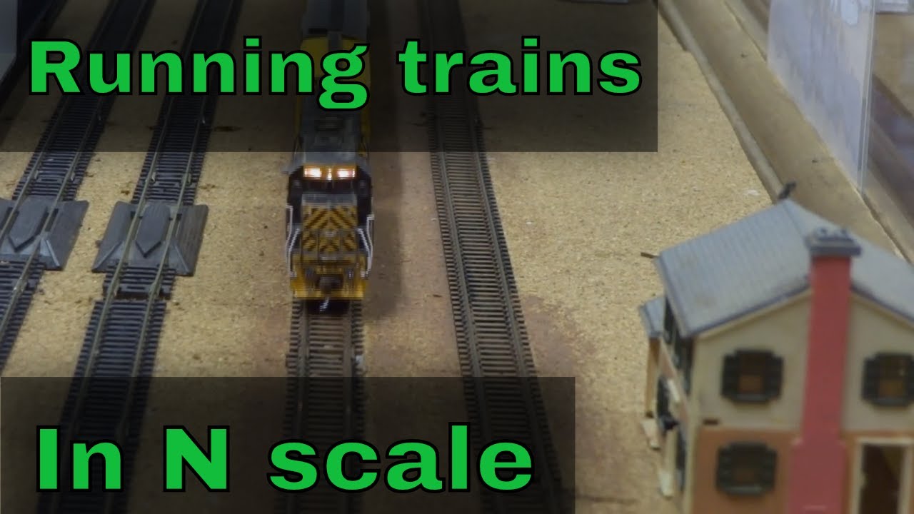 Running trains at the club | N scale model railroads - YouTube
