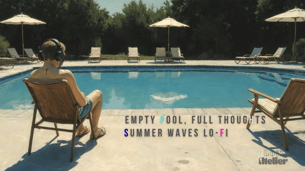 Empty Pool, Full Thoughts 🎧 Hopper Lofi – Relaxing Pool Beats • Summer ...