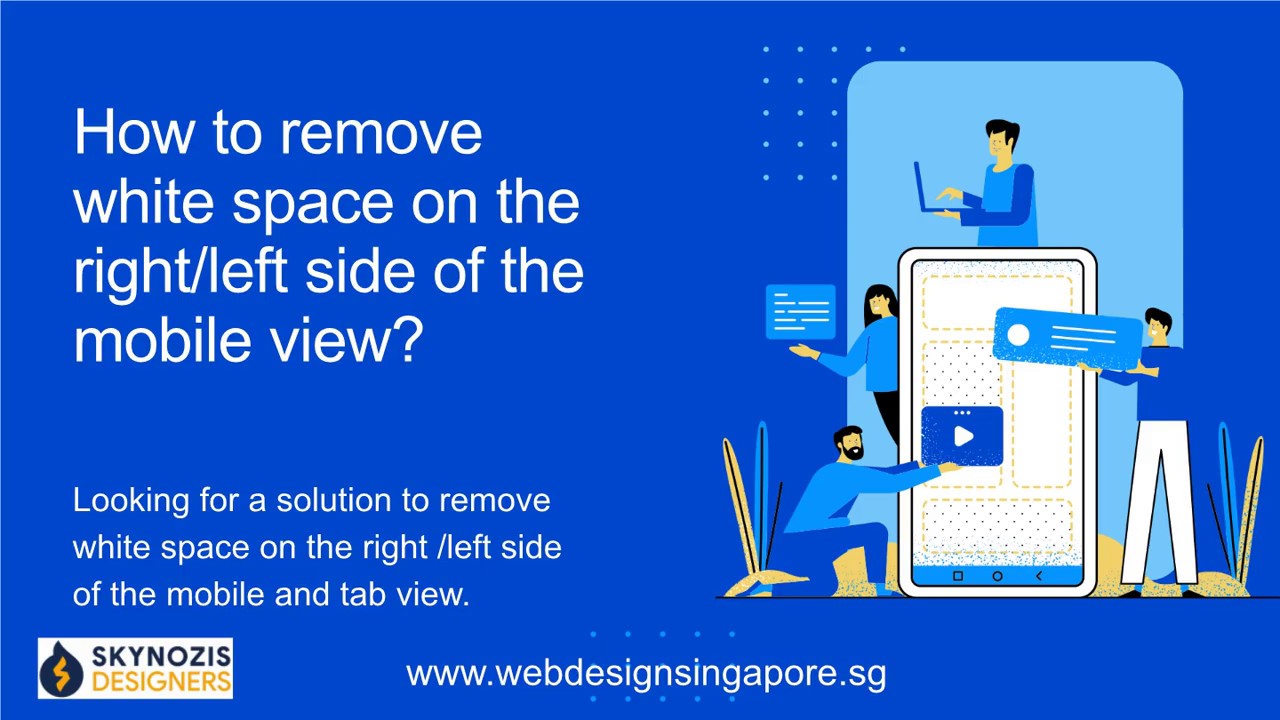 How To Remove White Space On The Right Side Of The Mobile View How To Remove White Space On The Right Side Of The Mobile View