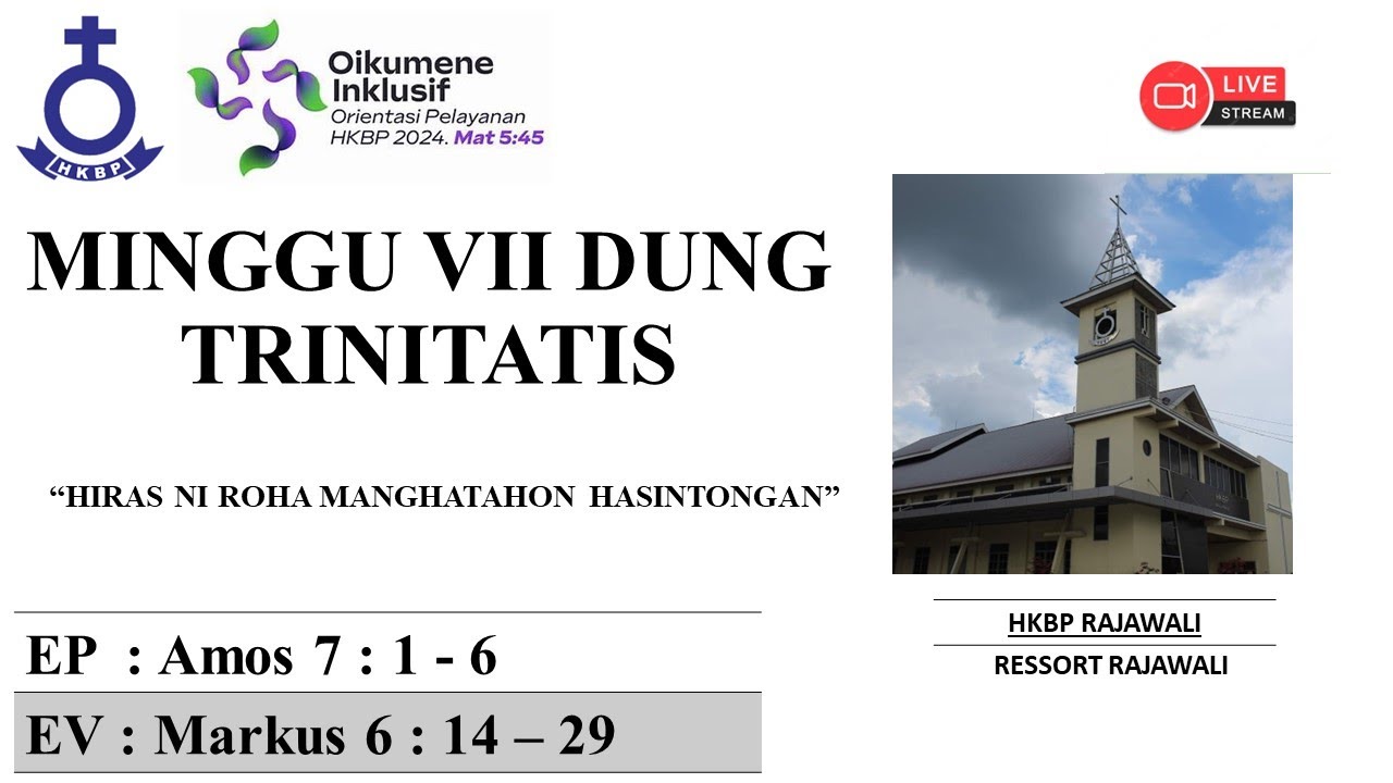 MINGGU VII DUNG TRINITATIS - YouTube