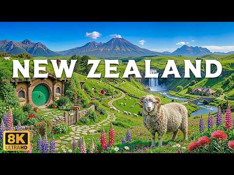 Danimarka 8K | Nordic Serenity – Dənizkənarı Kəndlər, Təkərli Sahələr və Tarixi Qalalar