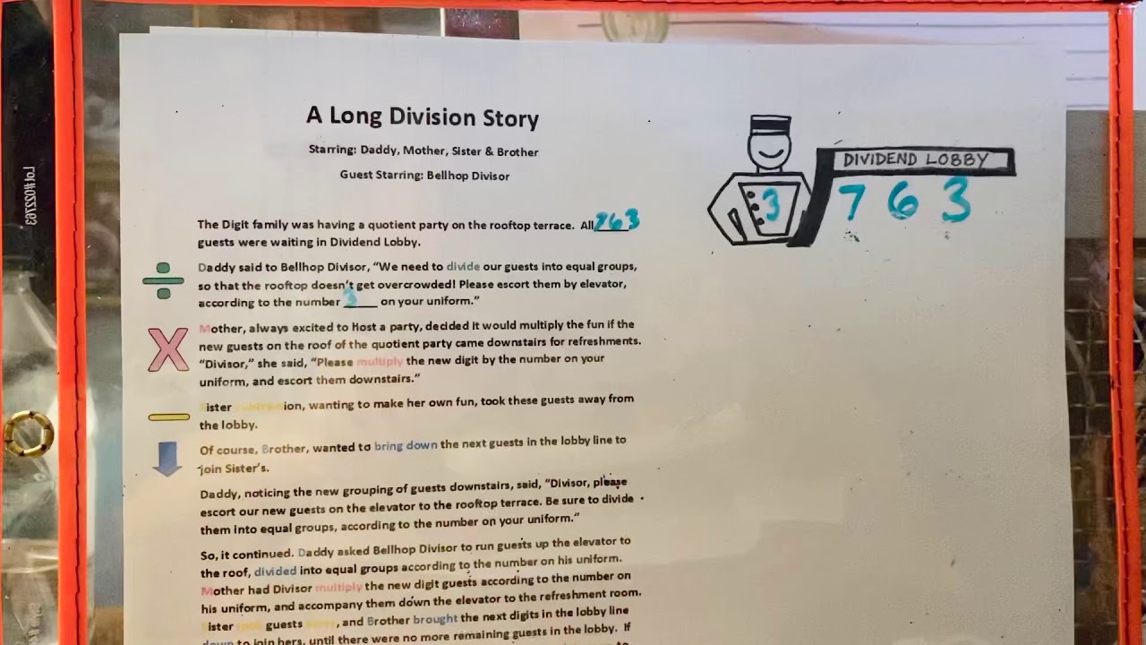 A Long Division Story - YouTube