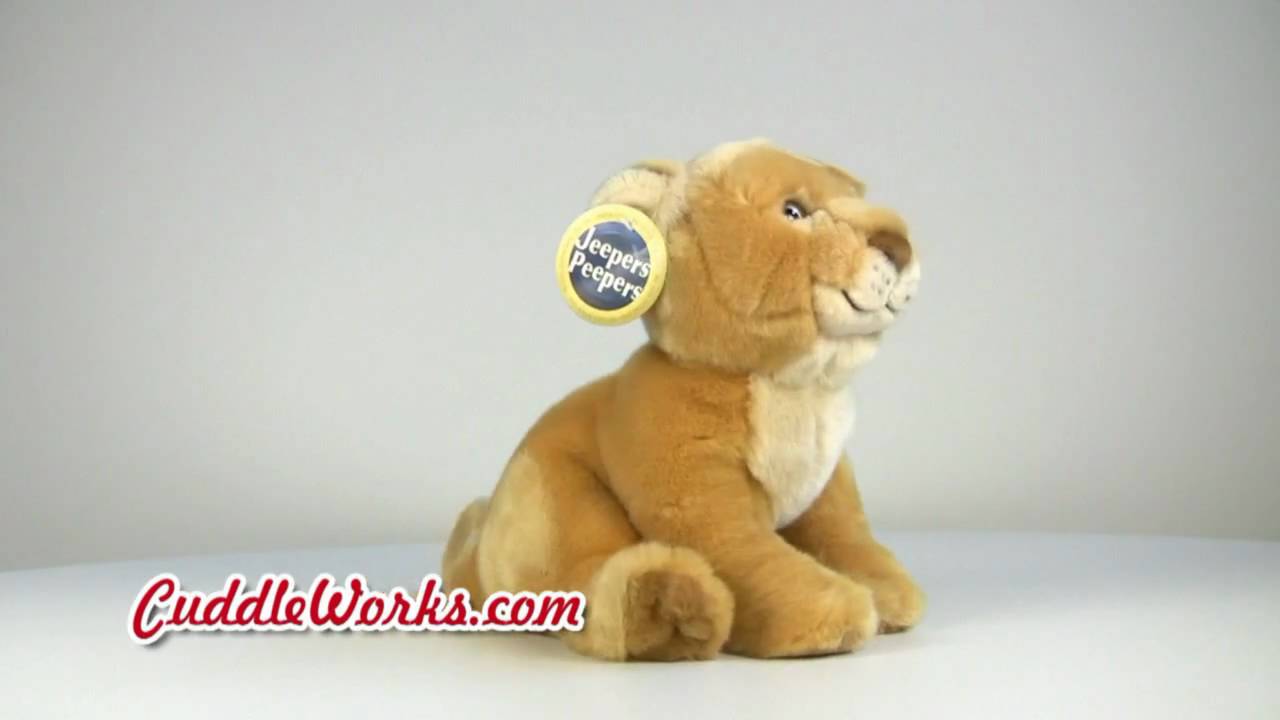 HD GUND Stuffed Animal Lion at CuddleWorks.com - YouTube