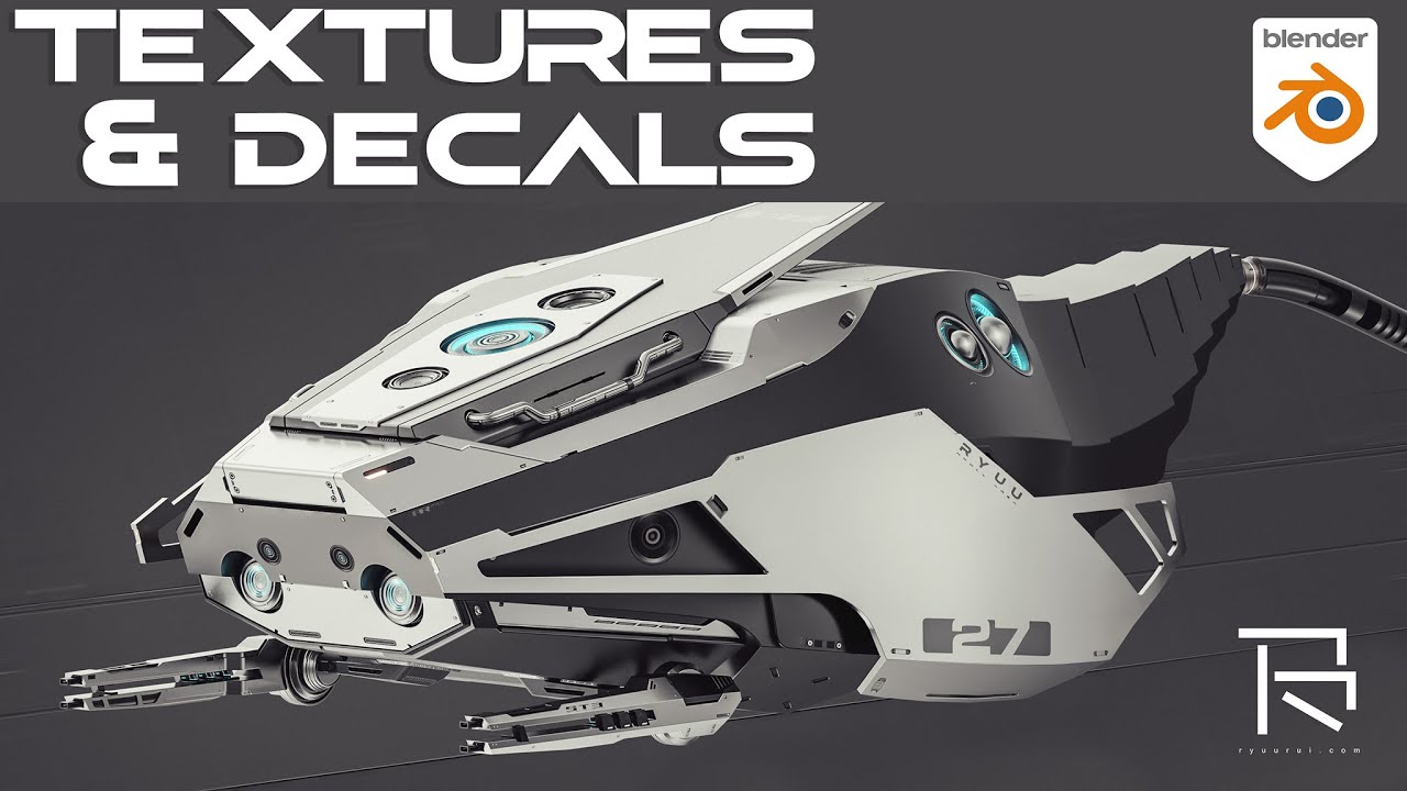 BSDF Textures and Decals in Blender - YouTube