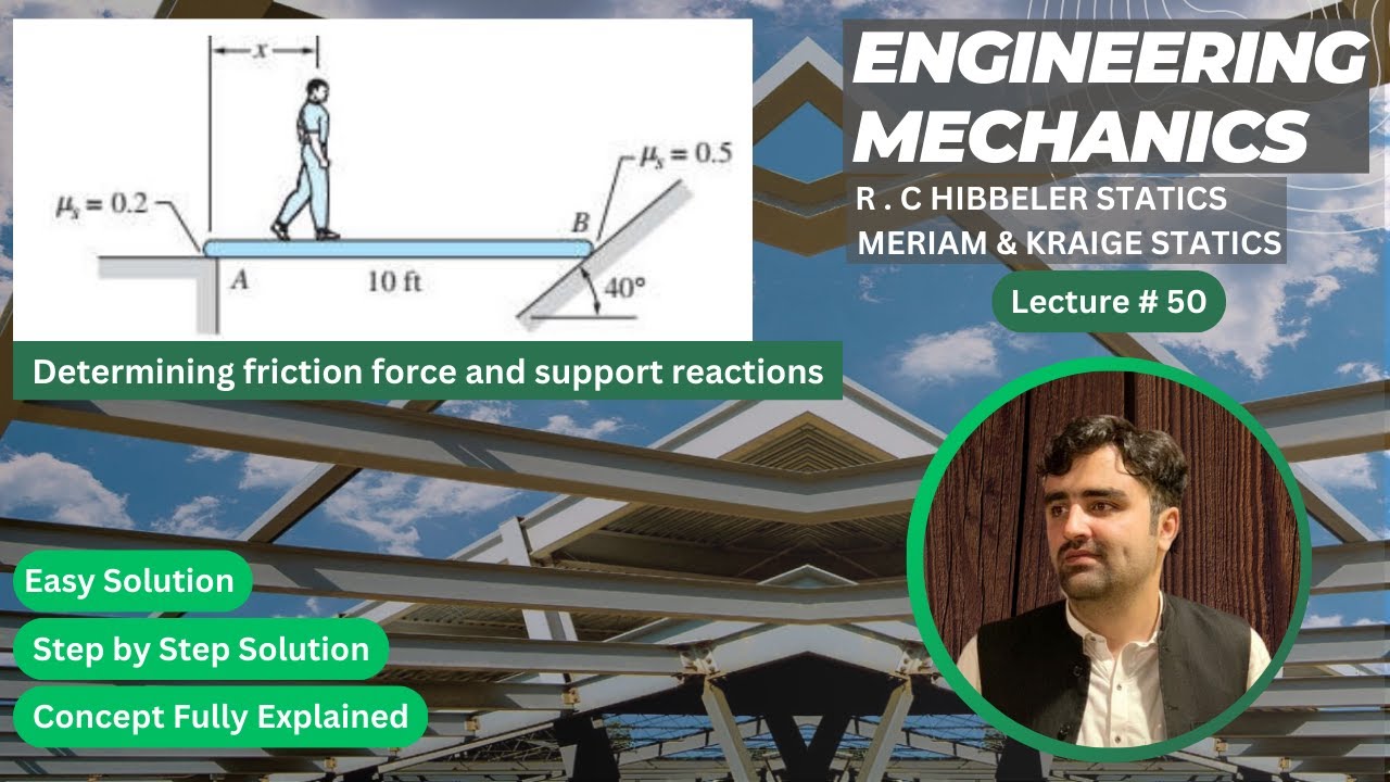 Friction Exercise Problems determining distance x, friction & support ...