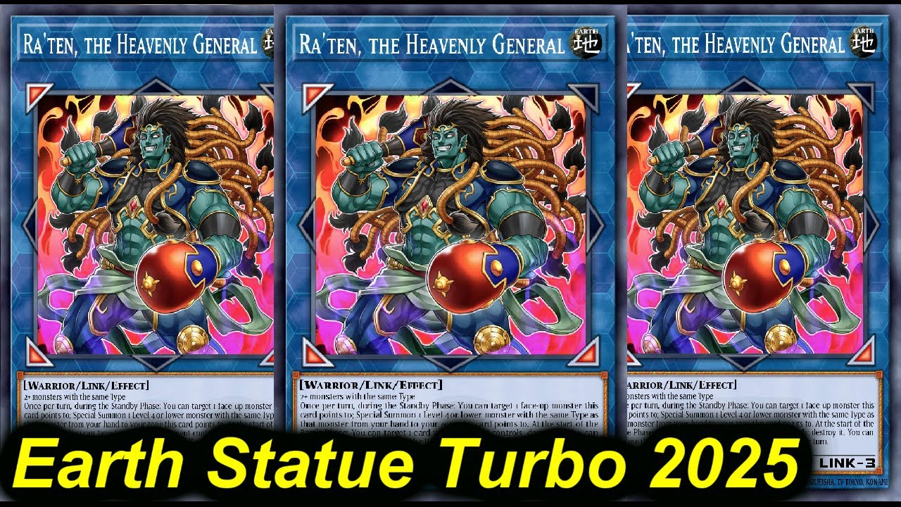 EARTH STATUE TURBO 2025 | *OVERPOWERED* | Yu-Gi-Oh! | MDPRO3 ...