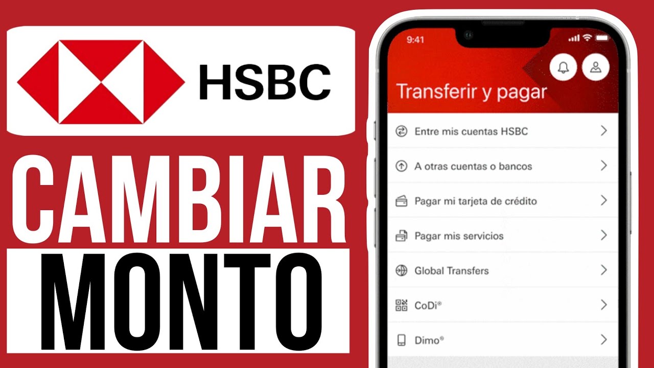 Como CAMBIAR MONTO De Maxima Transferencia En HSBC (Fácil y Rápido) - YouTube