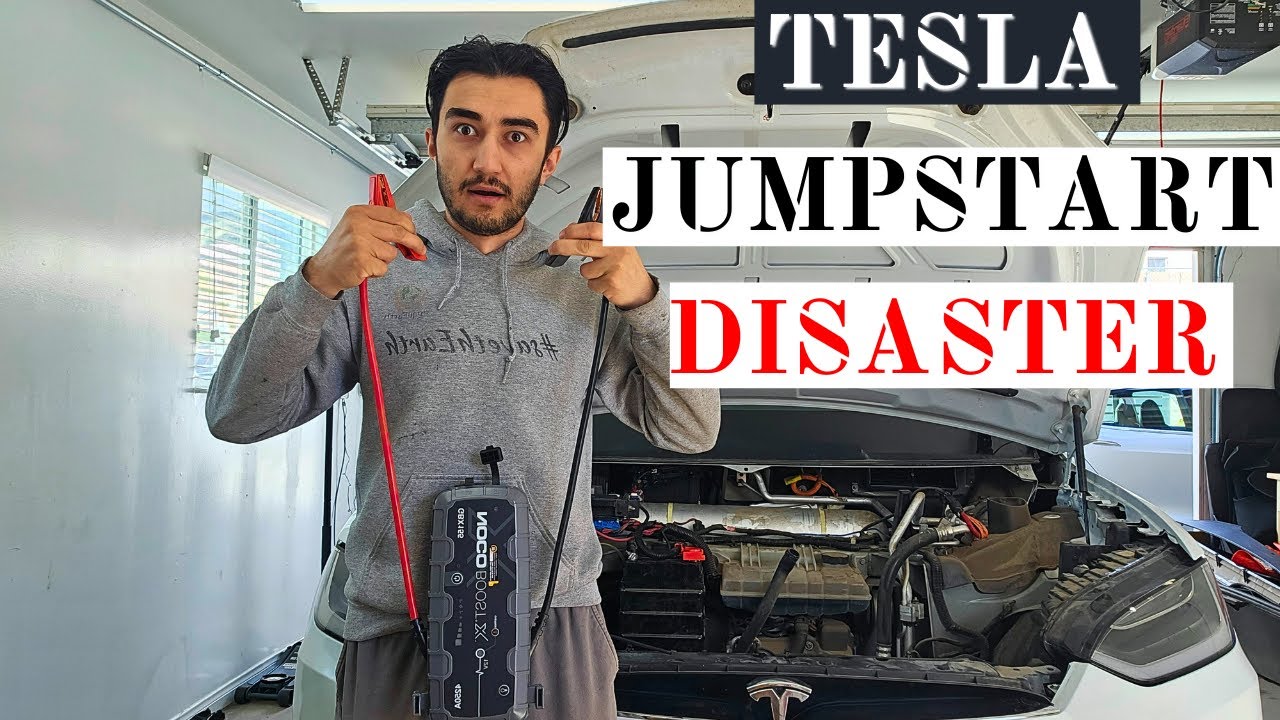 Jumpstarting a Tesla Gone Wrong! This Jumpstart Mistake Could Brick ...