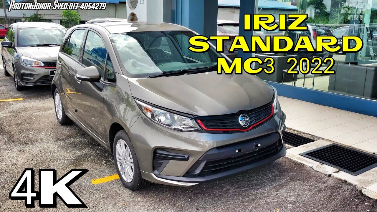 PROTON IRIZ STANDARD 1.3CVT JET GREY MC3 - YouTube