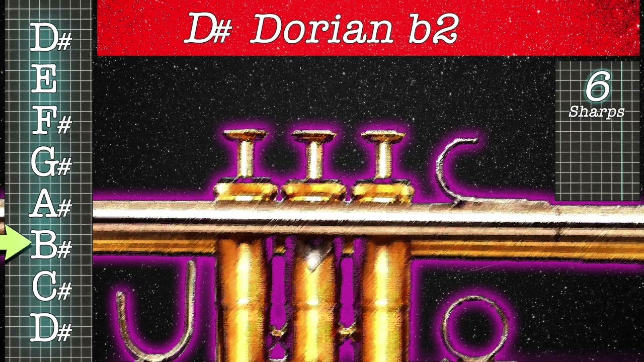 (Trumpet Fingering) D# Dorian b2 Scale D Sharp Dorian b2 Scale Trumpet ...