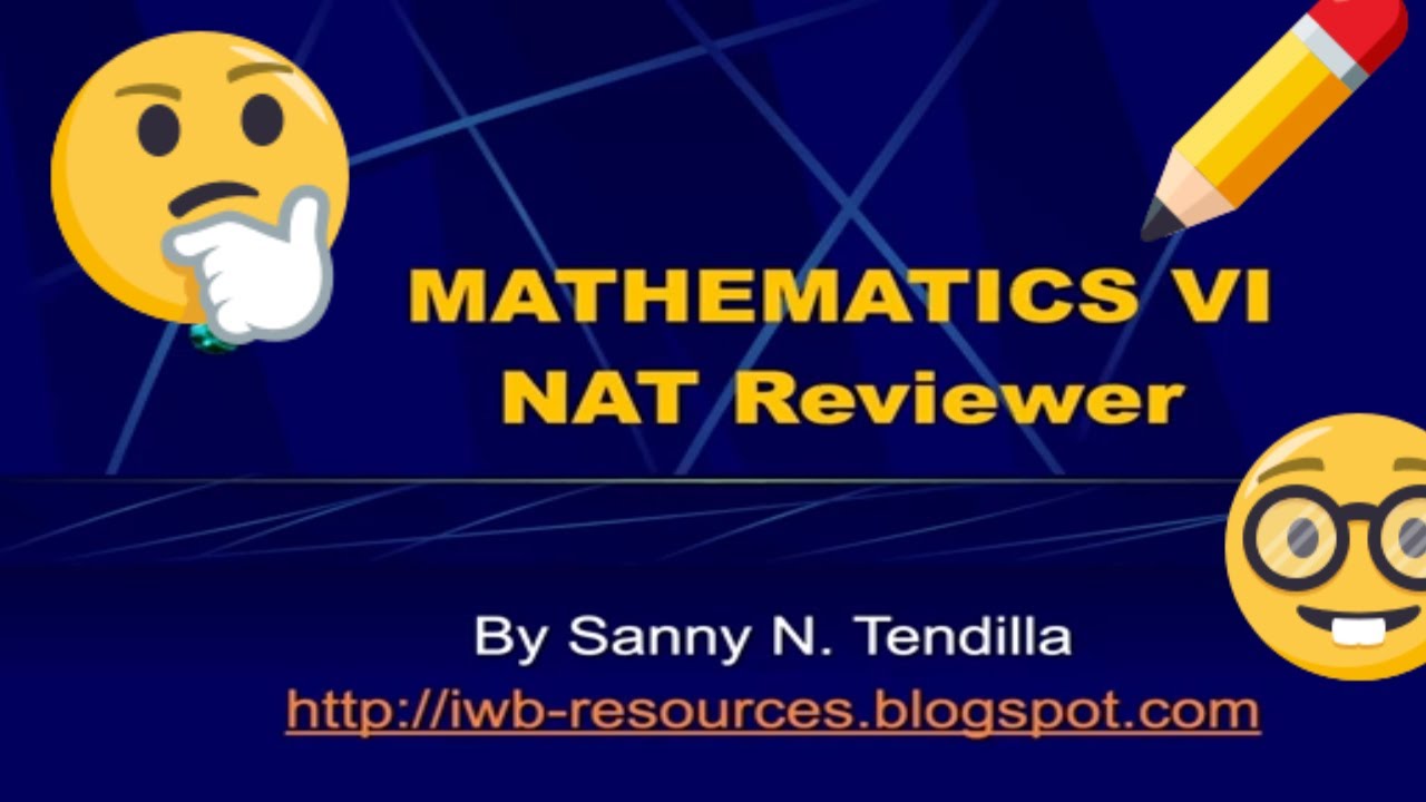 Mathematics NAT Reviewer 6: K-12 Learning Module No. 4 - YouTube