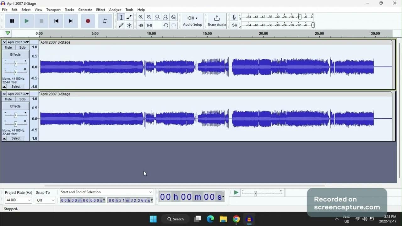 Audacity Reel to Real experiment - YouTube