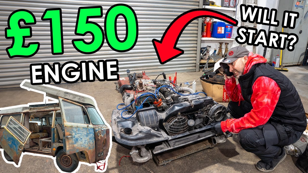 WILL IT RUN? Can we get a super cheap VW engine started! - YouTube