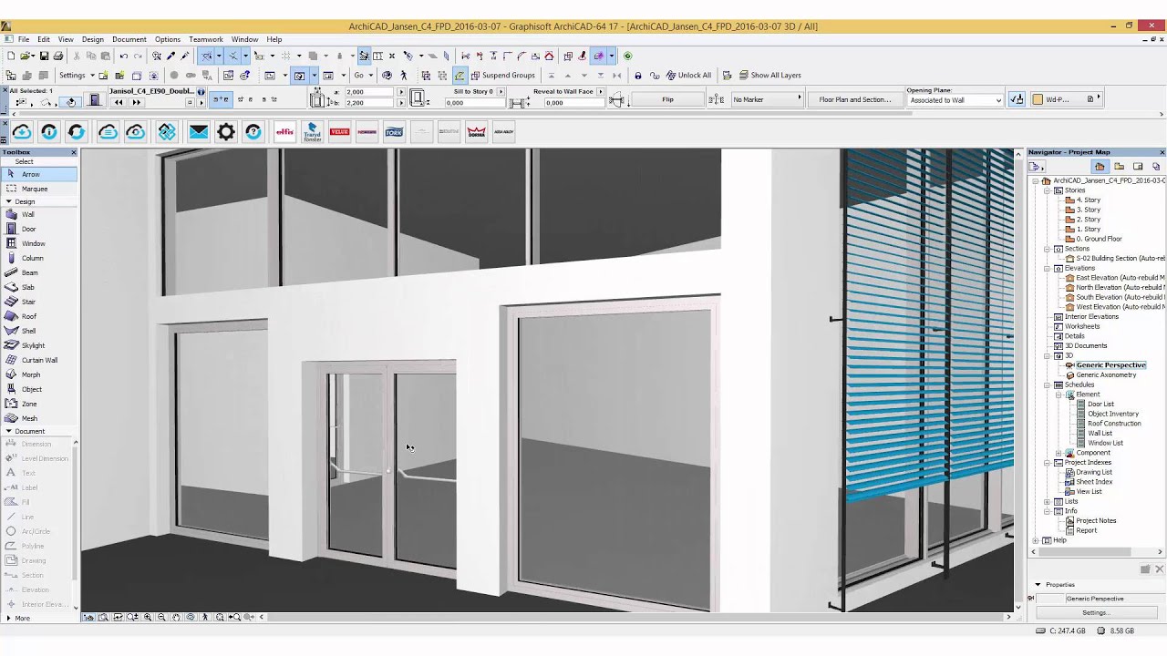 Jansen - Janisol C4 EI60/EI90 - ArchiCAD Introduction - YouTube