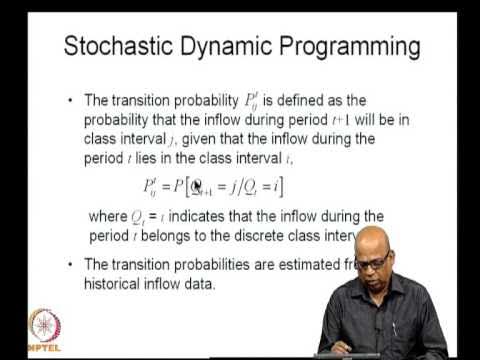 Stochastic Dynamic Programming for reservoir operation (1) - YouTube
