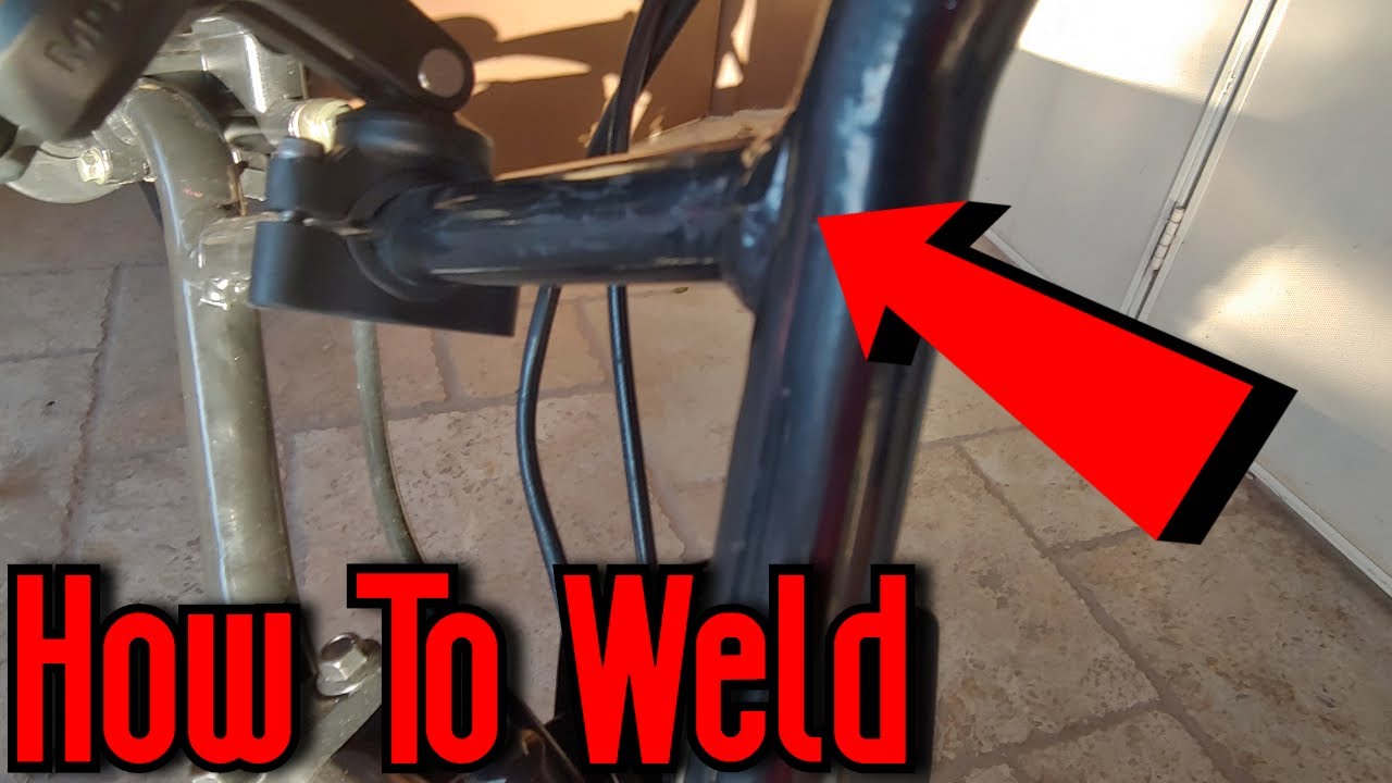 How To Weld On A Minibike, Tips And Tricks, (Beginners Guide) - YouTube