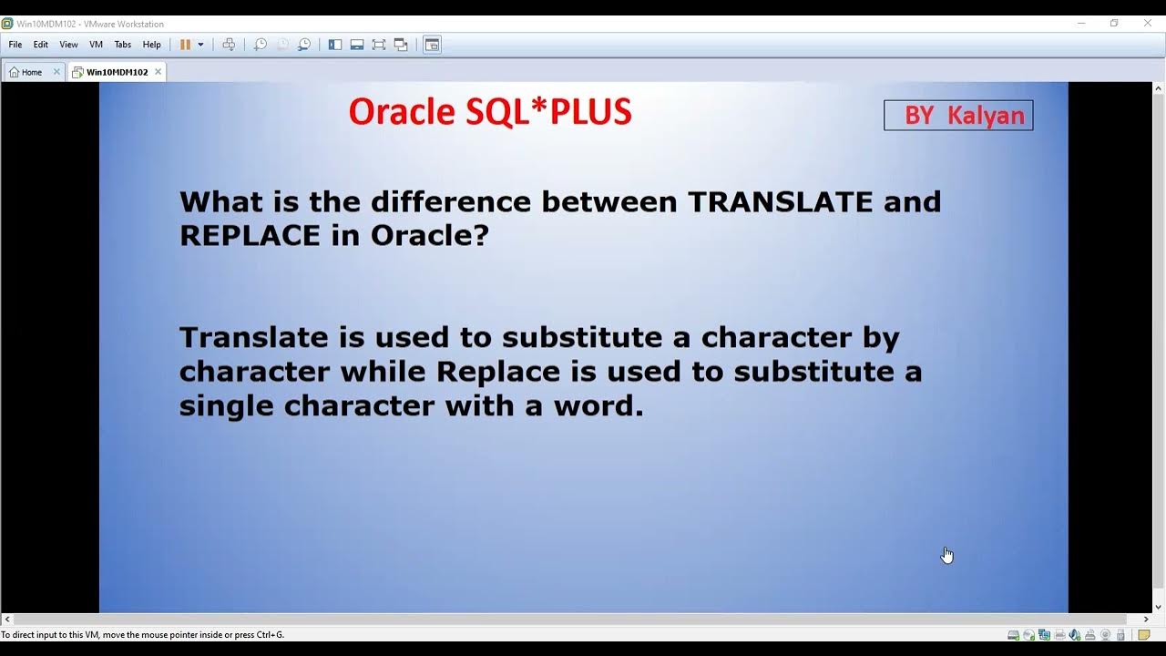 Oracle Interview Q & A , real time scenario, Oracle - YouTube
