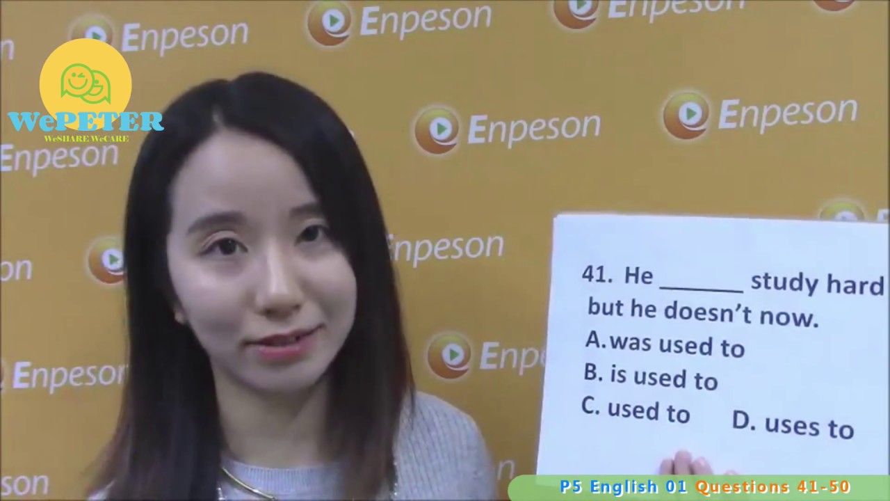 P5 English Grammar 01 Q41-50 - YouTube