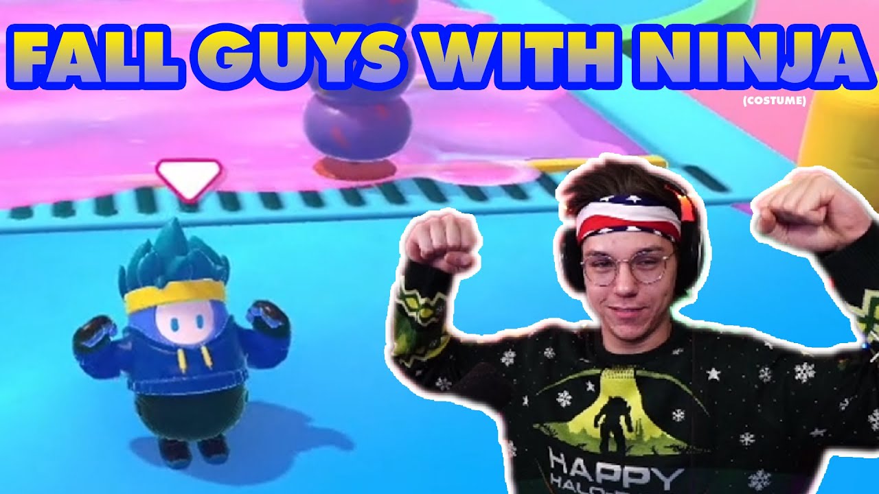 PLAYING FALL GUYS WITH NINJA (outfit) - YouTube