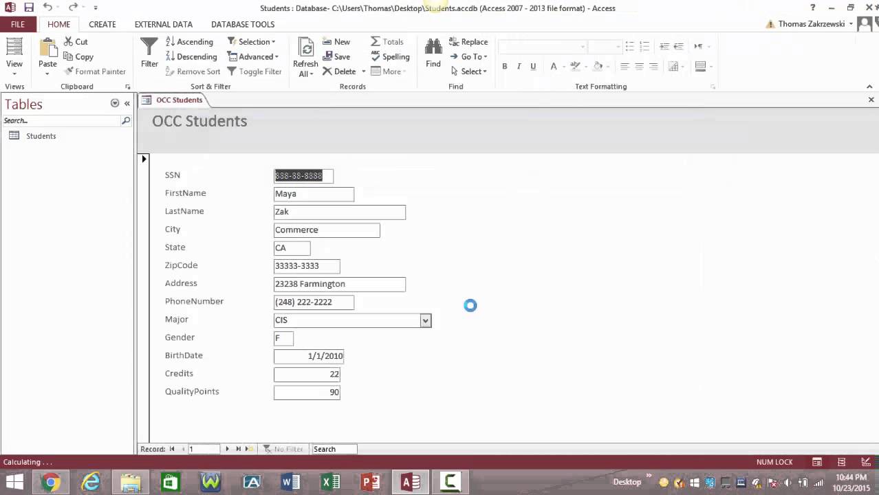 Creating a Form and Header info - YouTube