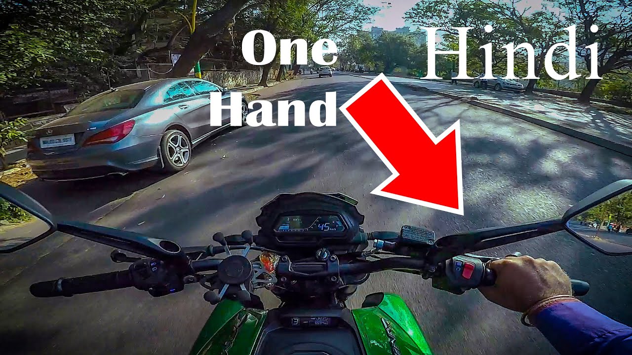 How to Ride a Motorcycle With One Hand | Praks Bikers Guide - YouTube