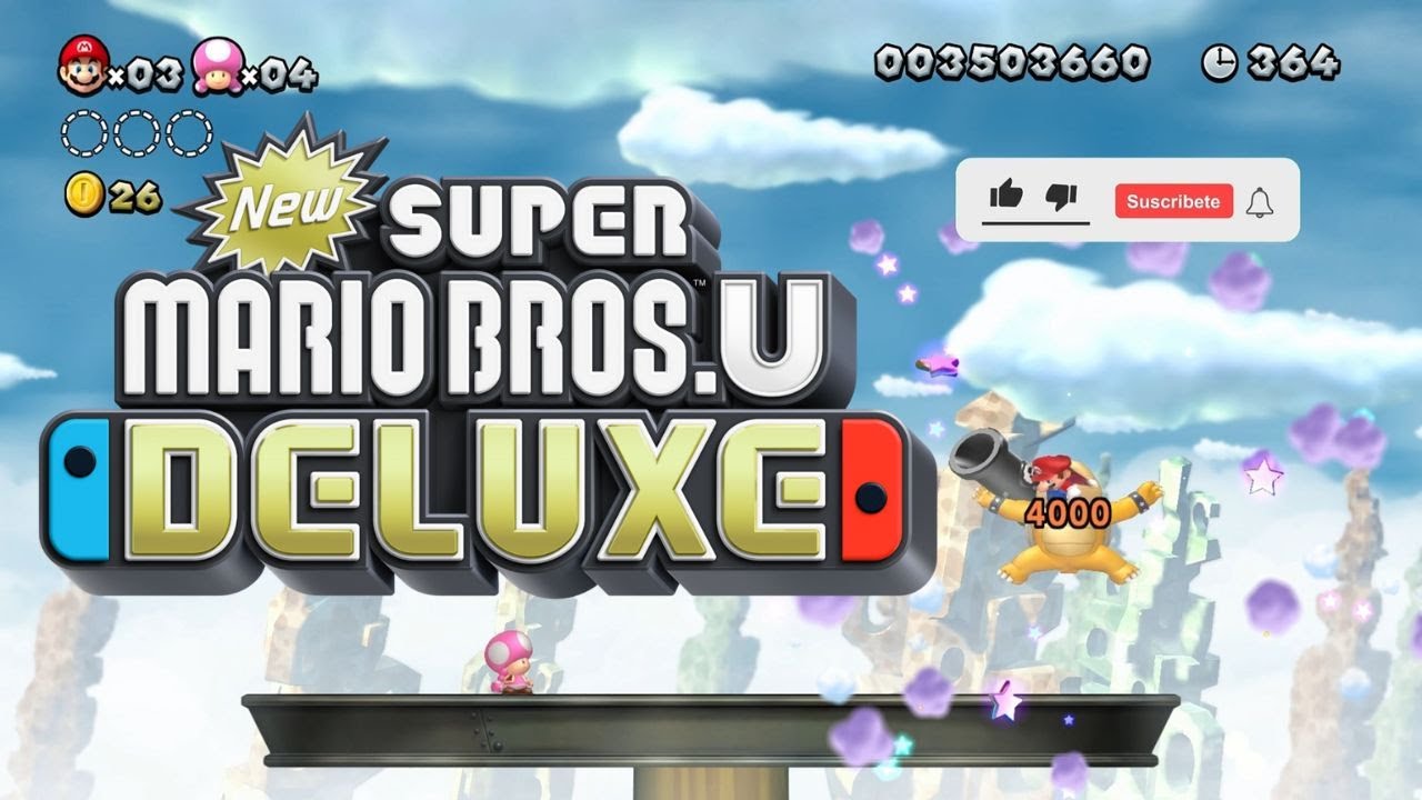 EL CASTILLO TRANSPORTADOR DE ROY - NEW SUPER MARIO BROS. U DELUXE - YouTube