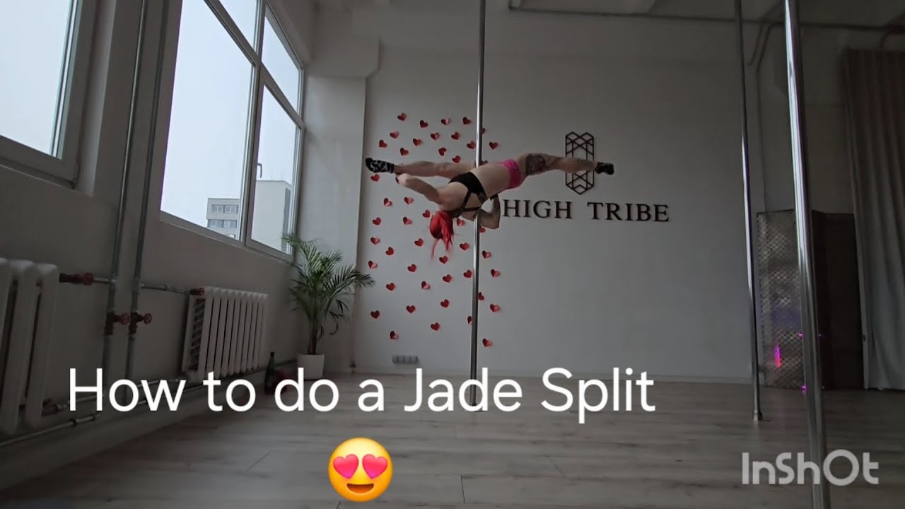 How to do a Jade split on pole. Tutorial :) - YouTube