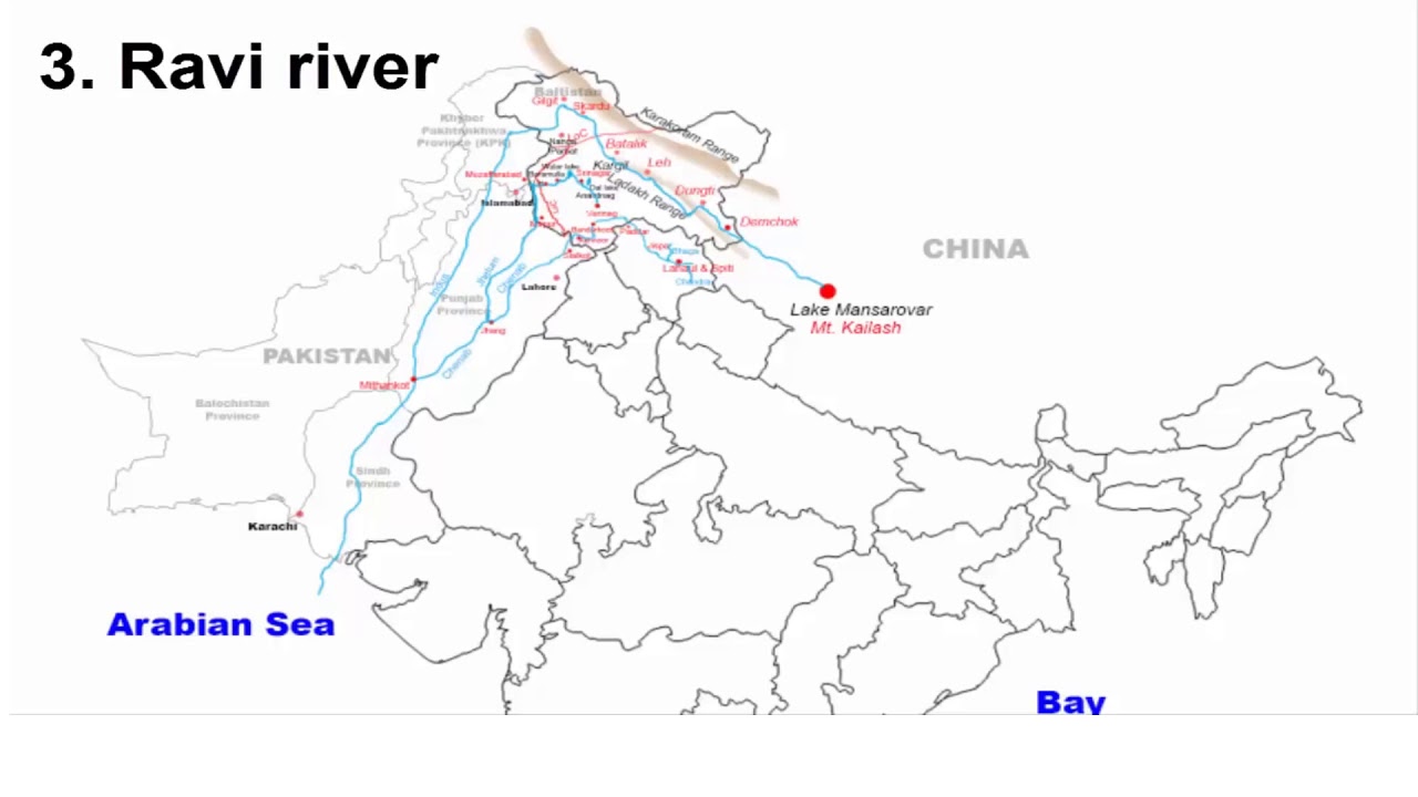 CLASS 11 INDUS RIVER AND ITS TRIBUTARIES - YouTube