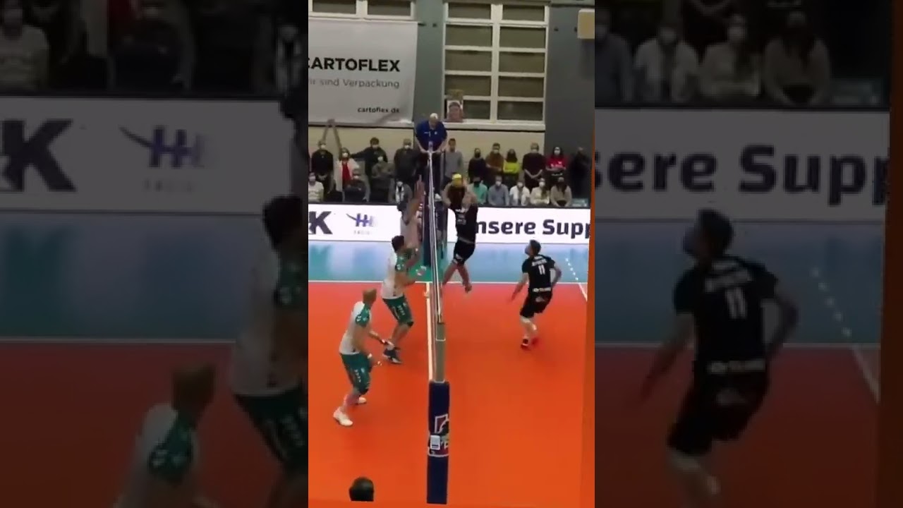 RARE SLIDE ATTACK IN MEN'S 😯😍| Thunder volleyball | - YouTube