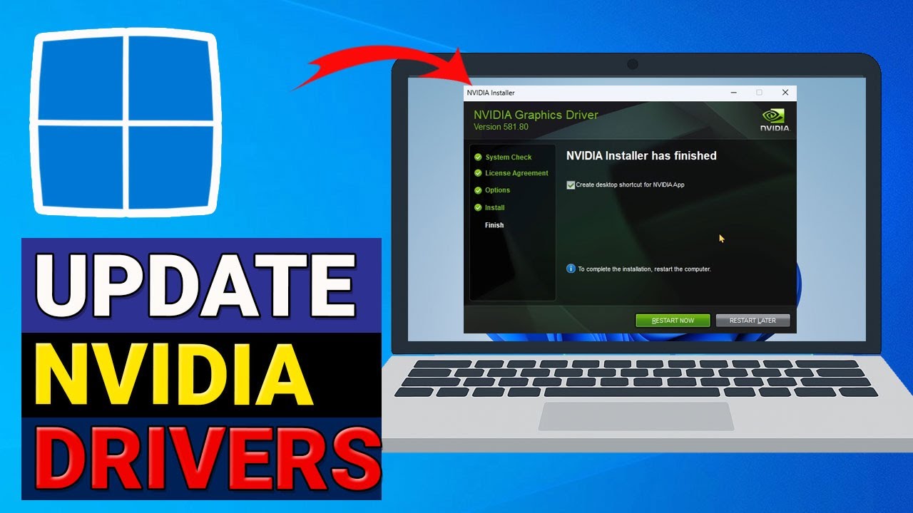 How to Update NVIDIA Graphics Card Drivers on PC & Laptop - YouTube