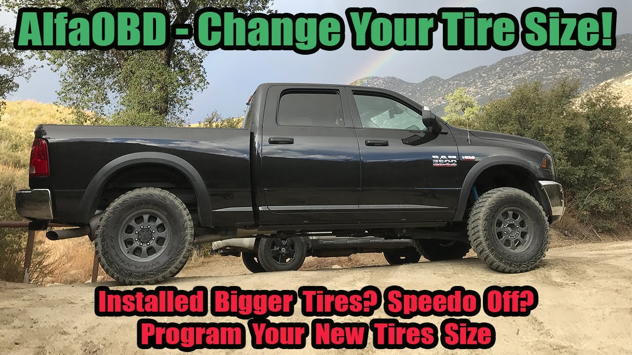 AlfaOBD Change Your Tire Size To Fix Your Speedometer After Installing alfaobd-change-your-tire-size-to-fix-your-speedometer-after-installing