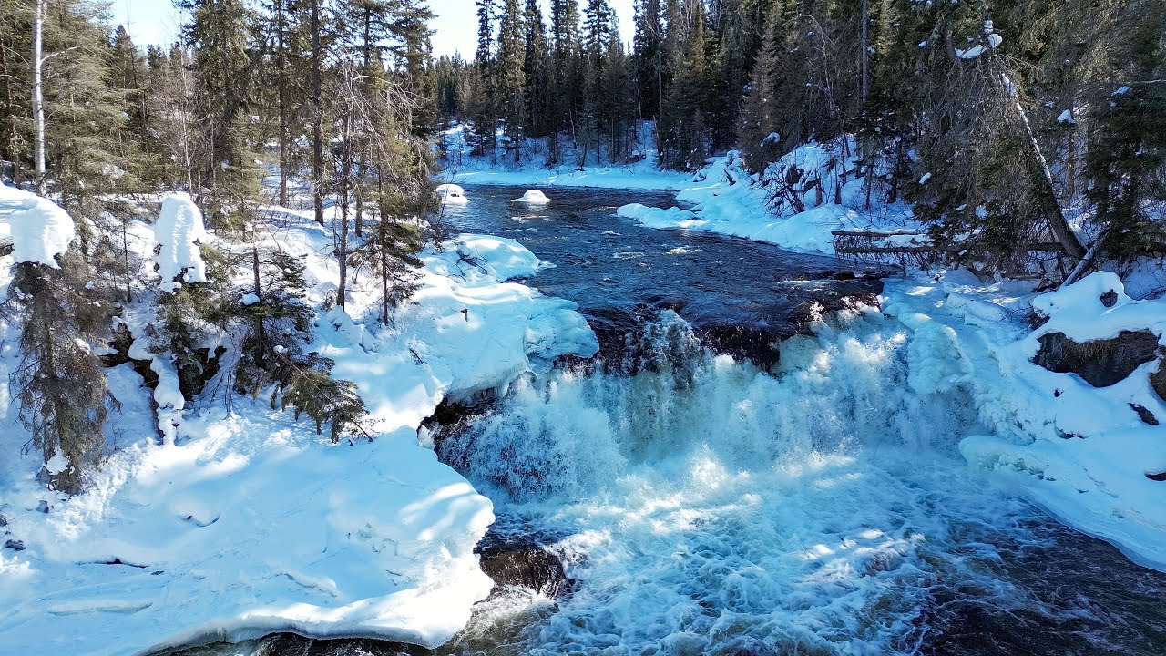 Wekusko Falls Provincial Park - Snow Lake Manitoba Canada - A DJI Mini ...