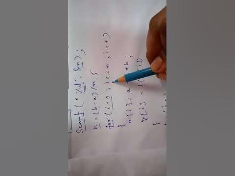 c program trapezoidal rule - YouTube