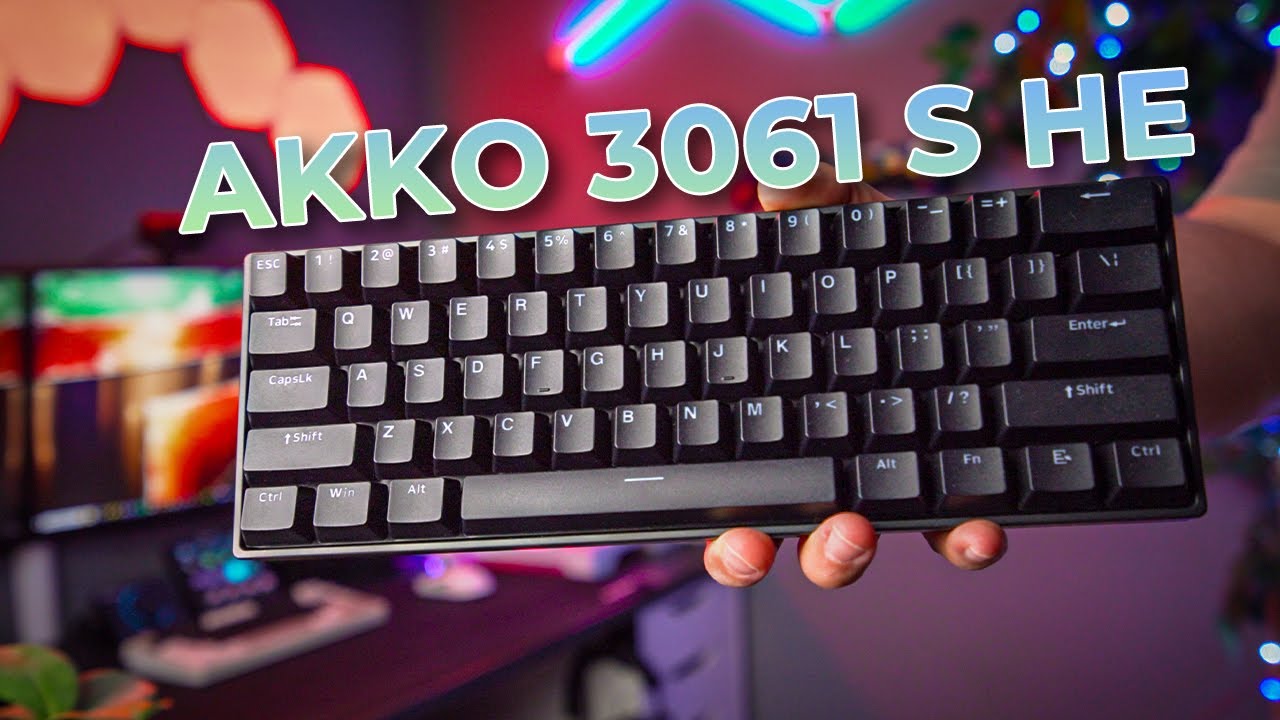 This Akko 3061 S HE Magnetic Keyboard Is A GAME CHANGER! - YouTube